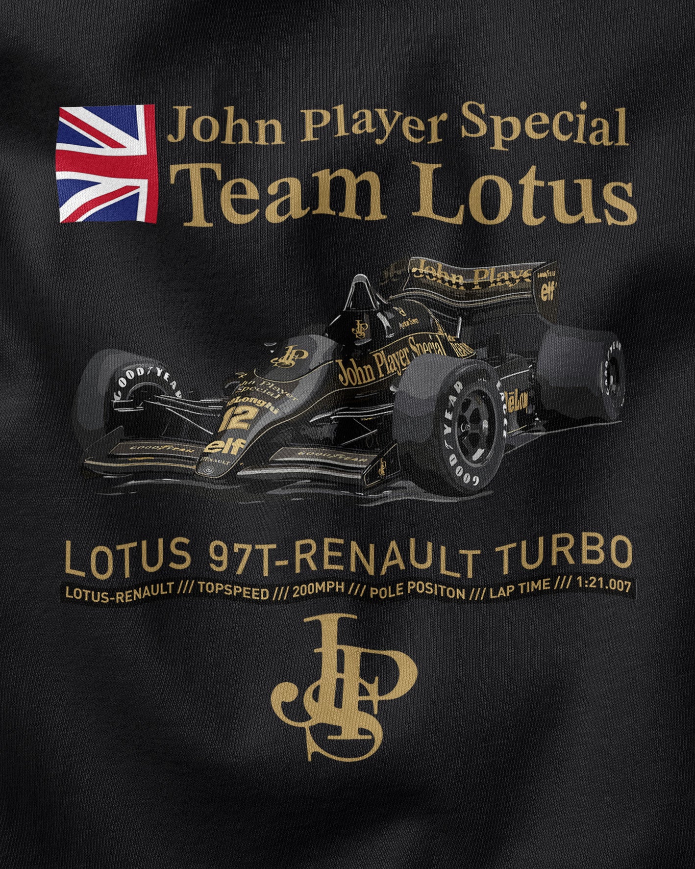 Camiseta John Player Special - Team Lotus - Lotus 97T – TSO STORE